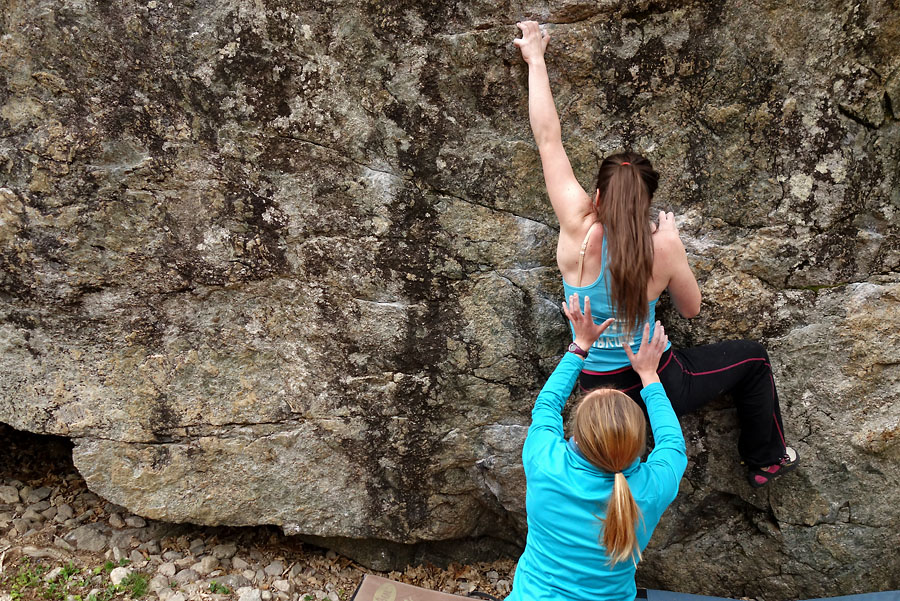 Ailefroide : Escalade de printemps la Draye, progresser en grande voie